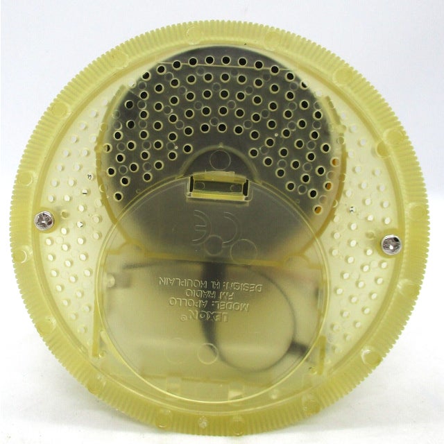 1990s Lexon Translucent White Apollo Fm Radio La 11 | Chairish