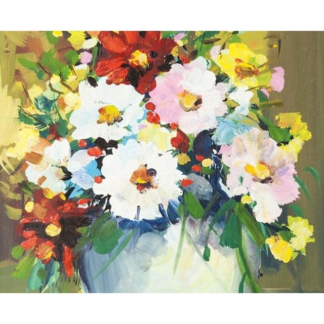 Still Life Composition, Oil Painting on Platex | Chairish