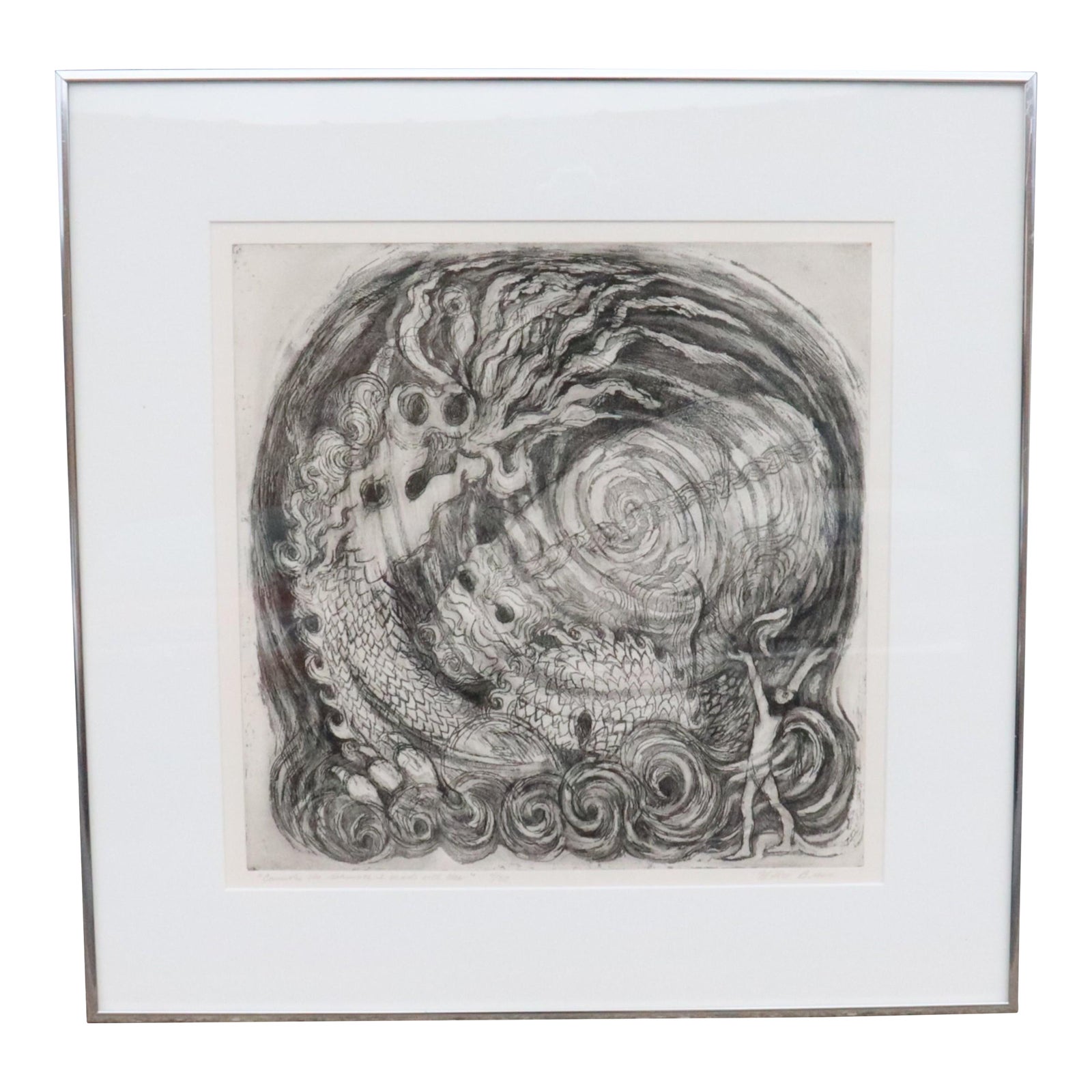 Vintage Millie Breen Serigraph Signed - Consider the Behemoth I Made ...