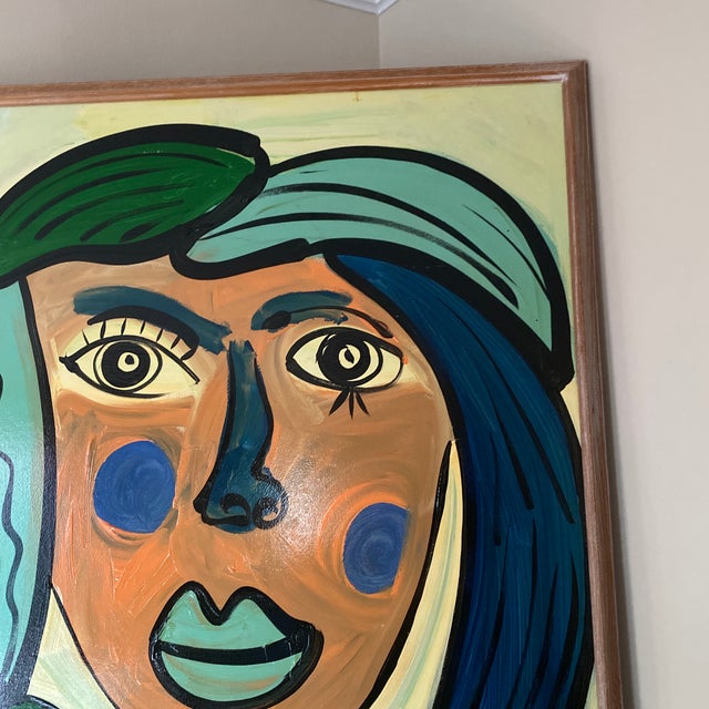 1970s Abstract Painting by Peter Keil, Framed | Chairish