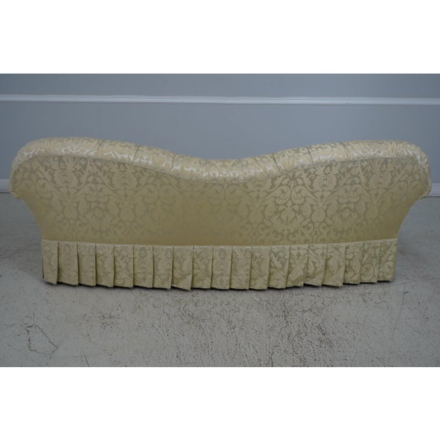 Trs High Quality Damask Upholstered Tufted Sofa | Chairish