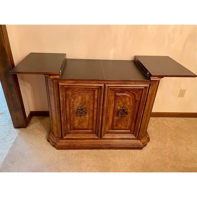 1970s Bernhardt Hibriten Flip Top Server Buffet | Chairish