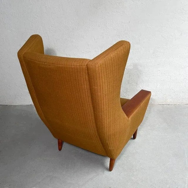 1950s Mid Century Modern Wingback Lounge Chair | Chairish