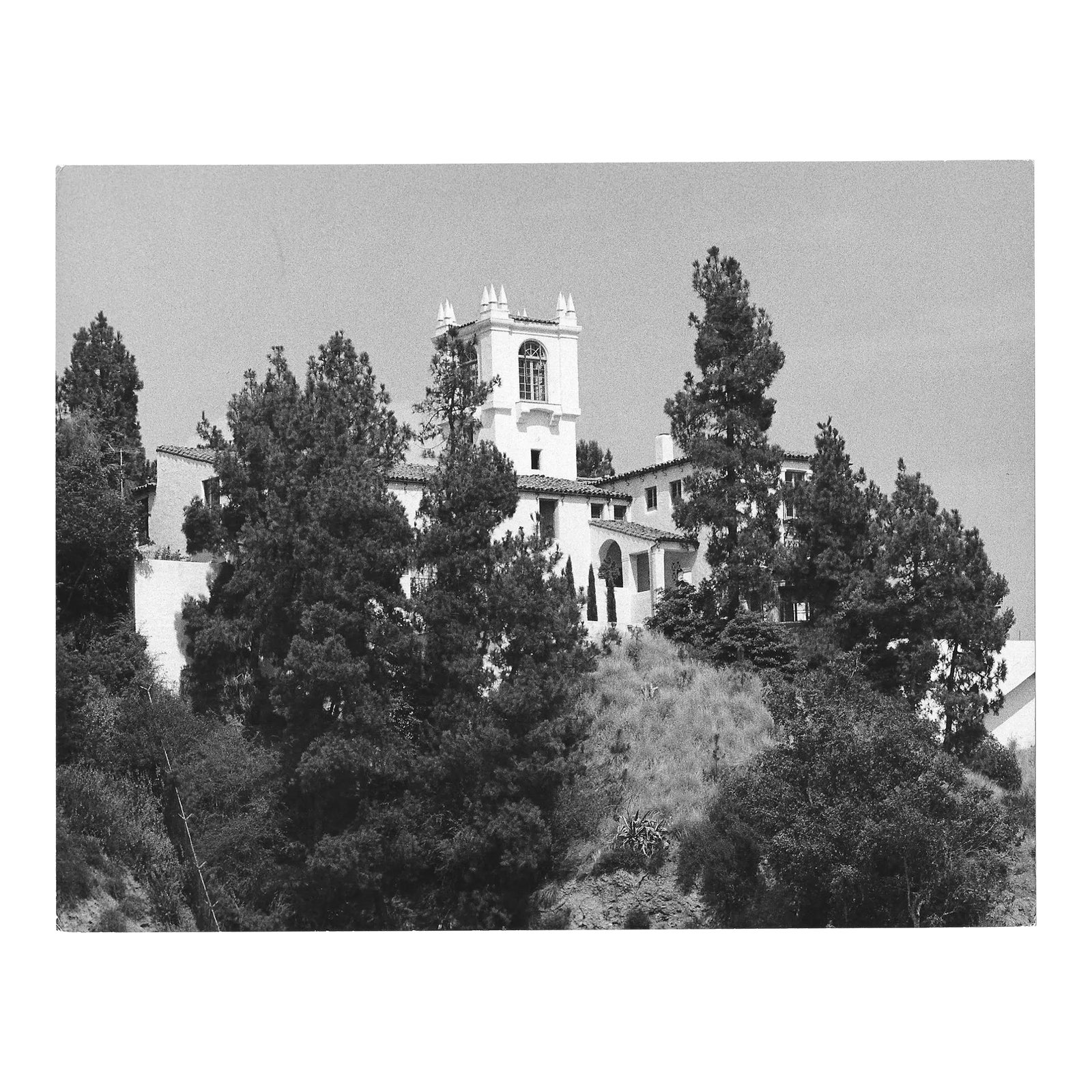 1978 Castillo Del Lago Hollywood Hills Photograph | Chairish