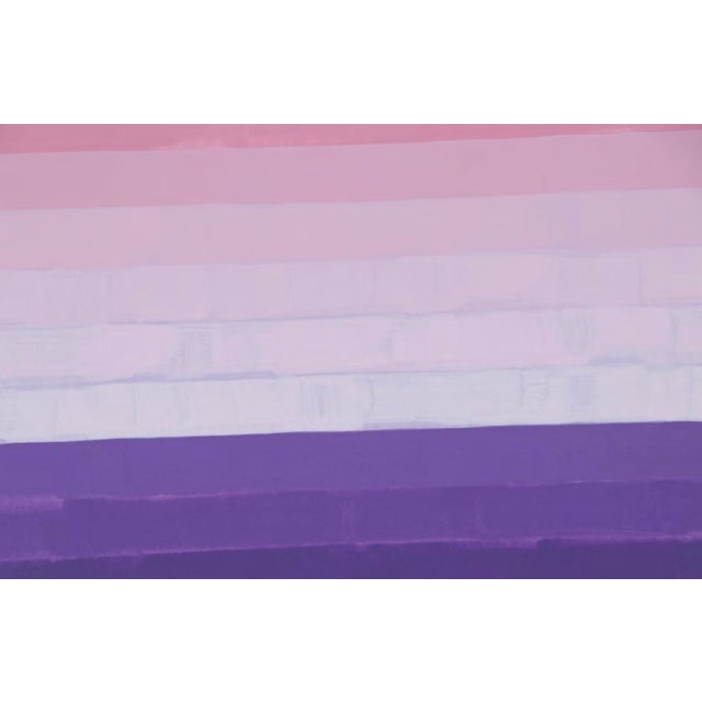 Late 20th Century Marjorie Shaw Kubach Color Field Gradient Acrylic ...