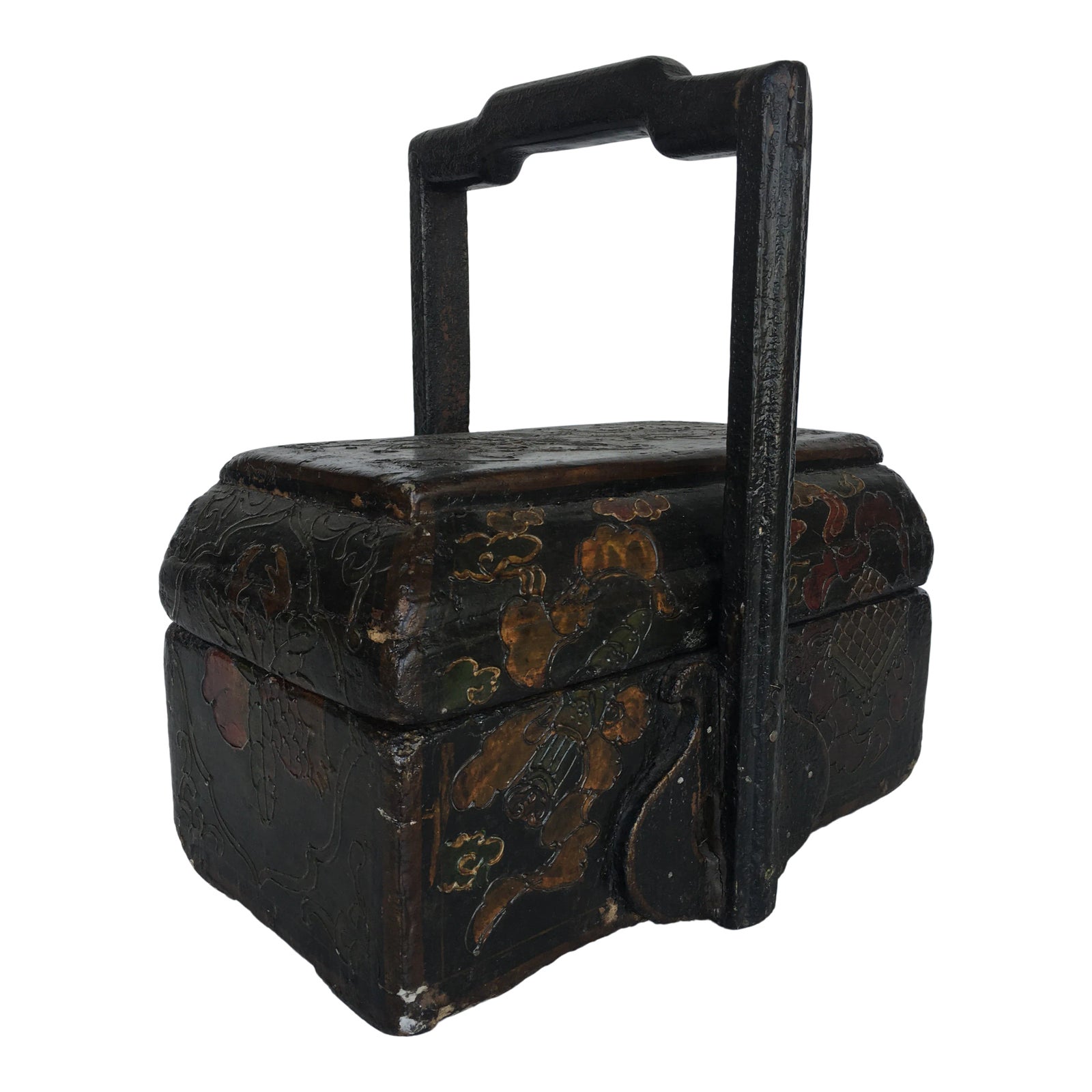 Vintage Chinese Bento Box | Chairish