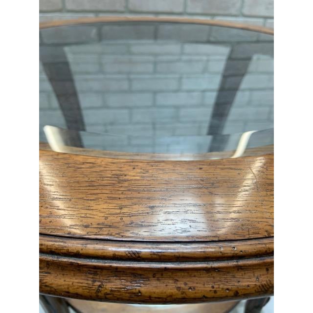 Neoclassical Style Two Tier Rams Head Side Table | Chairish