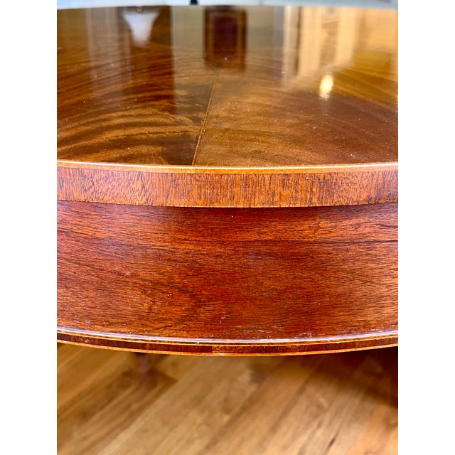 1990s Vintage Baker Neoclassic Round Table | Chairish