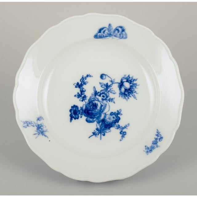 German Dinner Plates in Porcelain from Meissen, 1920s, Set of 6 | Chairish