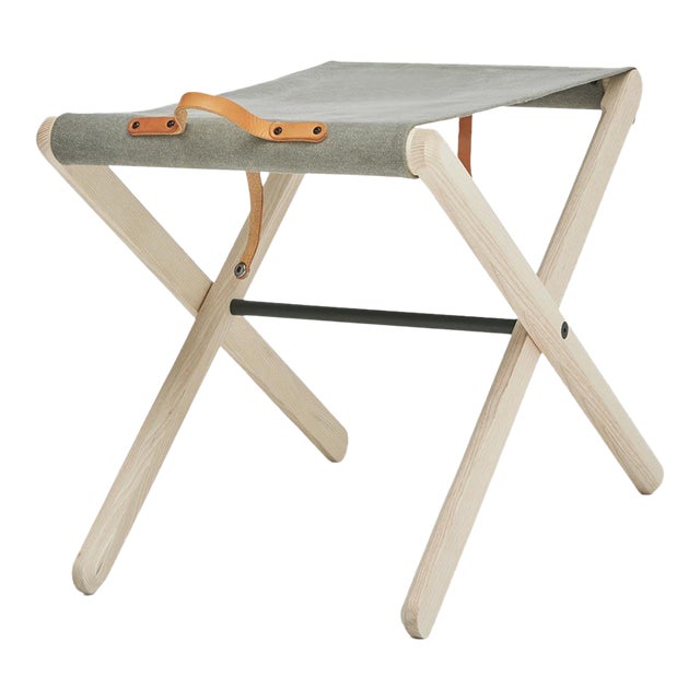 Folding Stool Light Ash | Chairish