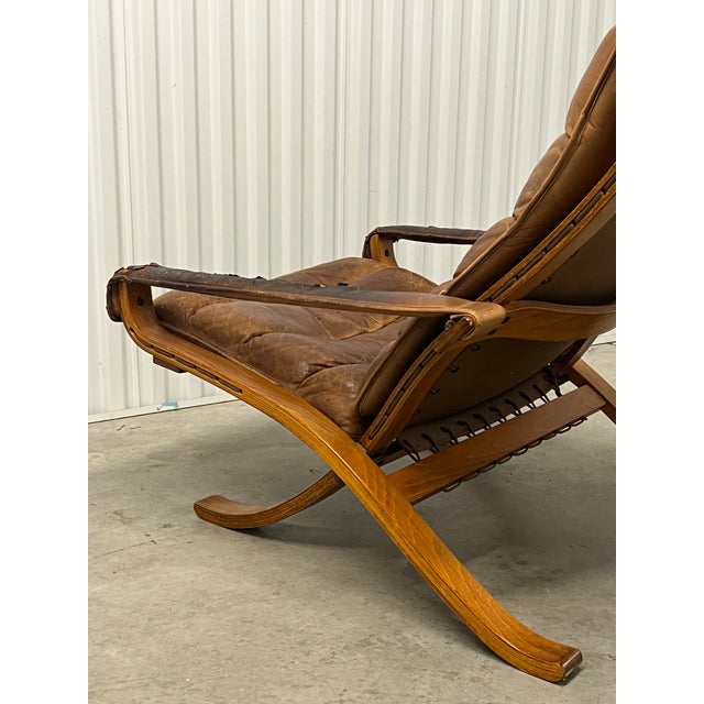 Vintage Bentwood Folding Lounge Chair by Ingmar Relling for Westnofa ...