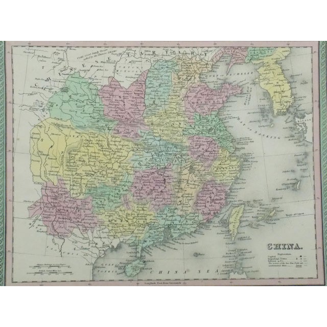 1850 Map of China by Cowperthwait | Chairish