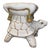 1970s Italian Pottery Turtle Garden Stool | Chairish