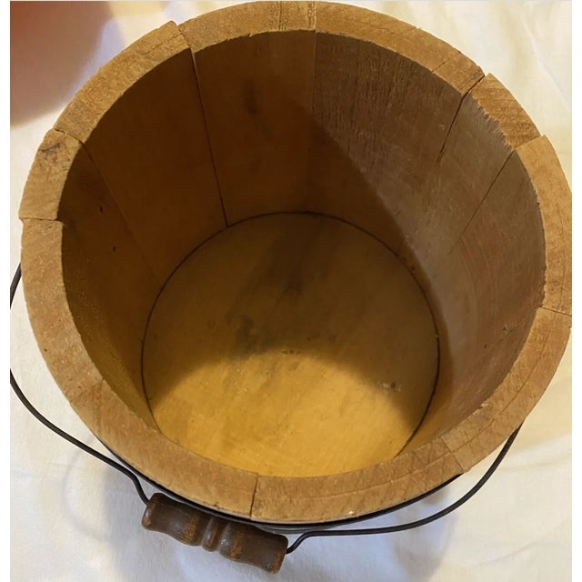 Late 19th Century Country Primitive Antique Firkin Sugar Bucket | Chairish
