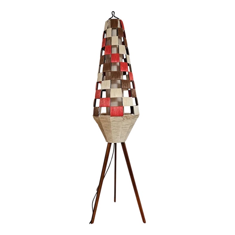 Mid-Century Rocket Tripod Floor Lamp, Germany, 1960s | Chairish