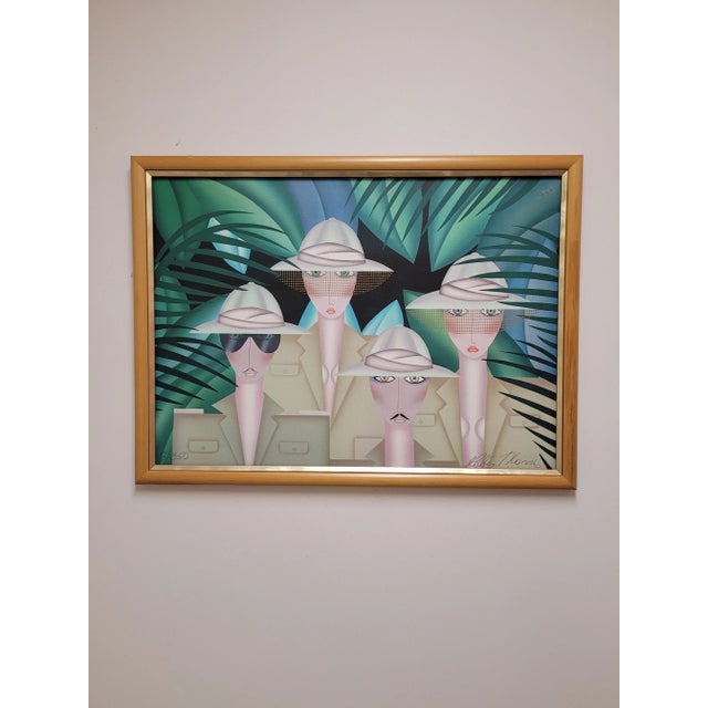 Original Robin Morris Lithograph Signed | Chairish