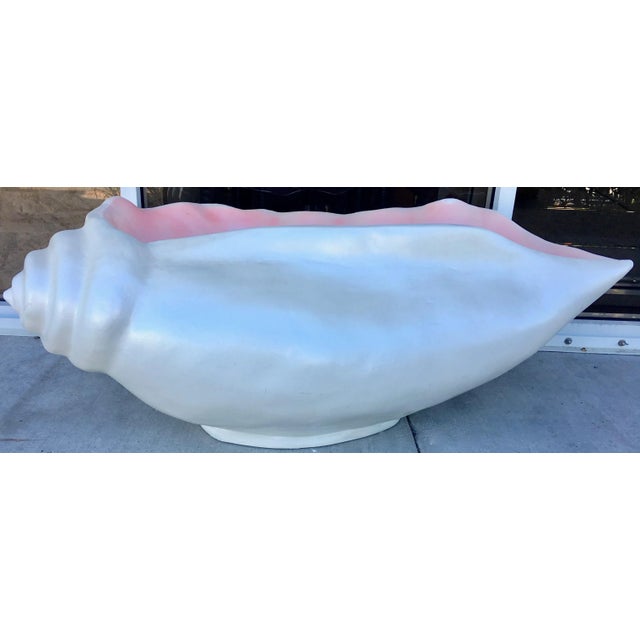 XL Fiberglass Seashell | Chairish