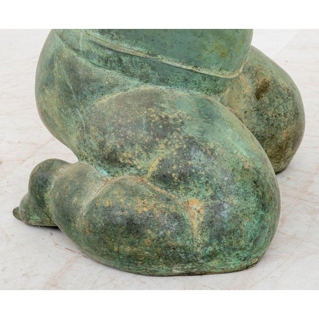 Bronze Winged Cherub Side Table Base | Chairish