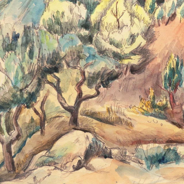 'Autumn in Maussane' by Martin Baer, 1930; Cote D'Azur, France, New ...