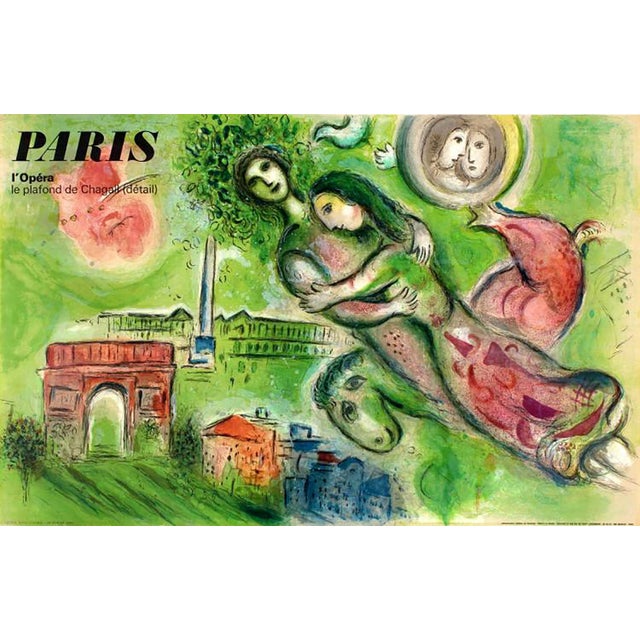 1964 Mourlot Marc Chagall Romeo and Juliet Paris Opera Poster | Chairish