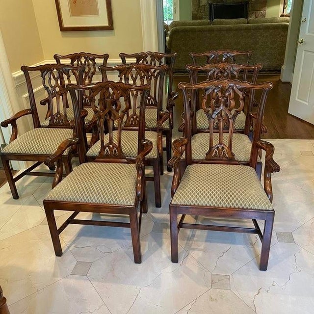 Set of 8 Arm Chairs From Theodore Alexander Althorp Living Collection ...