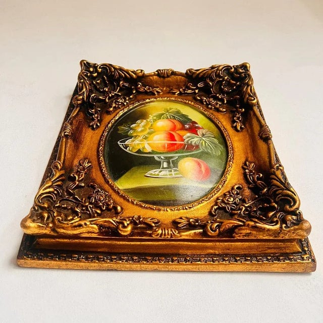 Golden Frame Wall Hanging | Chairish