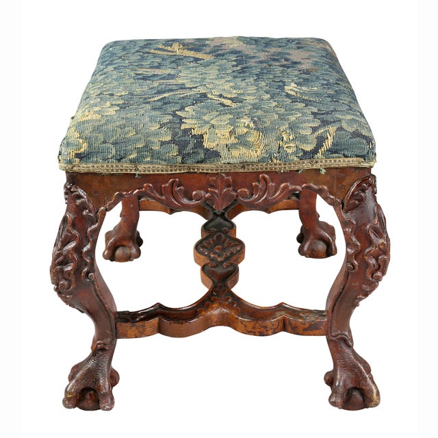 Portuguese Baroque Lacquered Bench | Chairish