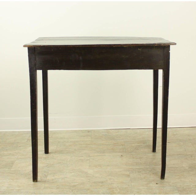 Early 19th Century Regency Painted Side Table with Bowed Top | Chairish