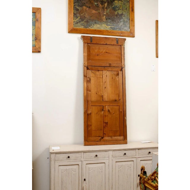 Swedish Gustavian Period 1780s Painted Giltwood Mirror with Carved ...