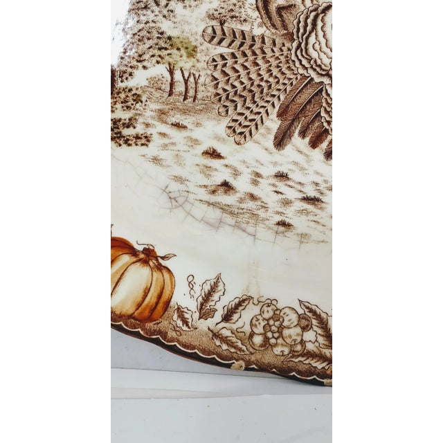 Vintage Ironstone Transferware Turkey Platter for Vintage Fall ...