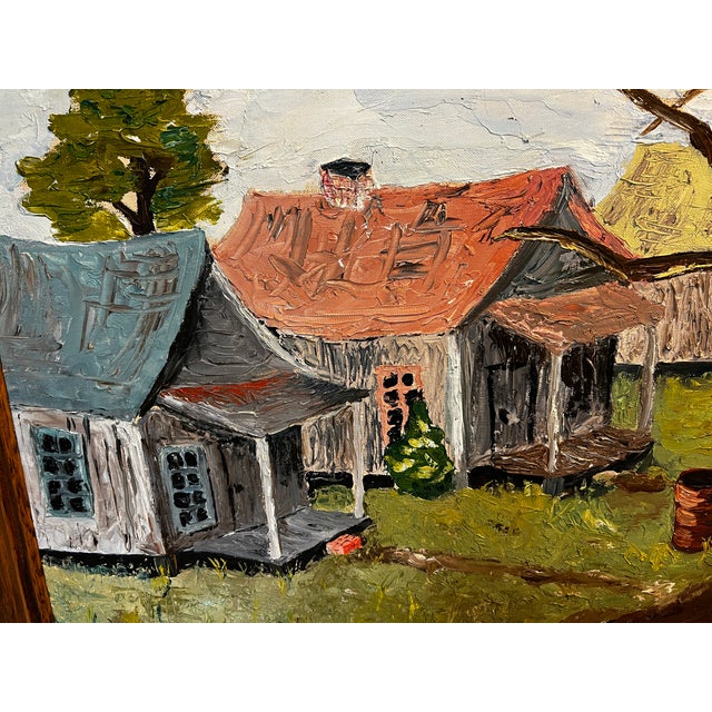 Early 20th Century Landscape Oil Painting on Canvas by Donald May of ...