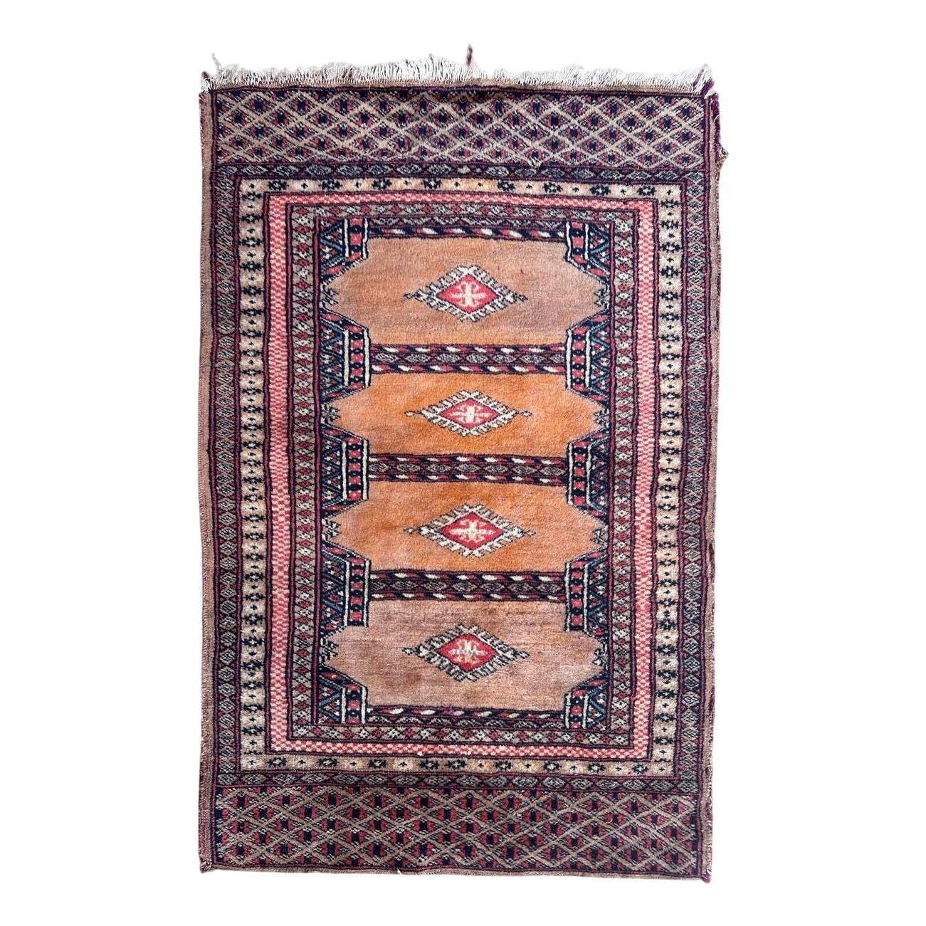 Vintage Turkmen Design Pakistani Rug from Bobyrugs, 1970s | Chairish
