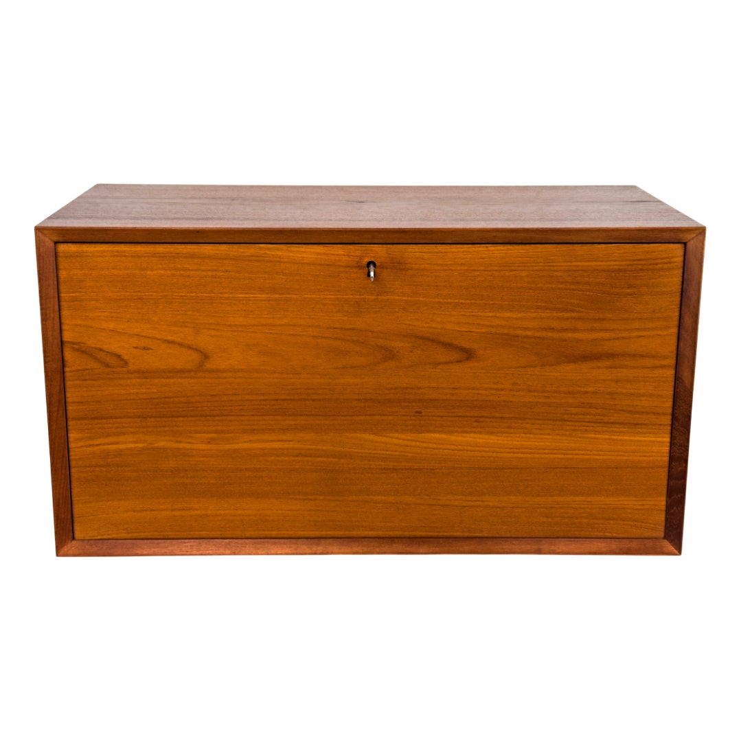 Cado System Teak Wall Unit Bar Container from Poul Cadovius, 1960s ...