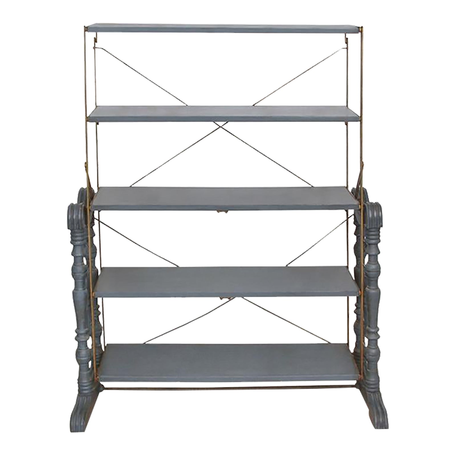 The Combination Table Co. Multi-Position Folding Shelf Table, Circa ...