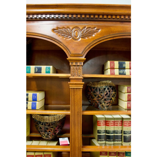 Hickory White Bookcase | Chairish