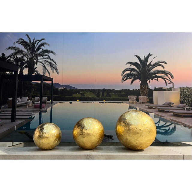 Set of 4 Mid 20th Century Golden Theater/Attrezzo Props | Chairish