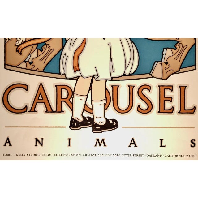 Carousel Animals: A Limited Edition Goines Graphic Art Poster, 1984 ...