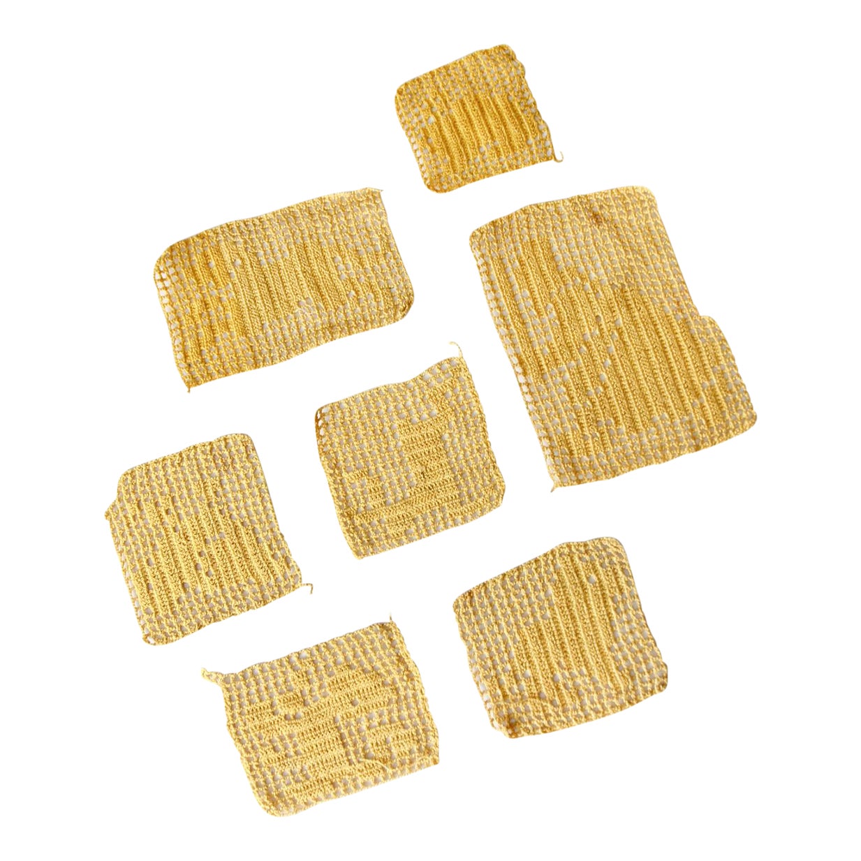 Vintage Crotchet Doily Collection | Chairish