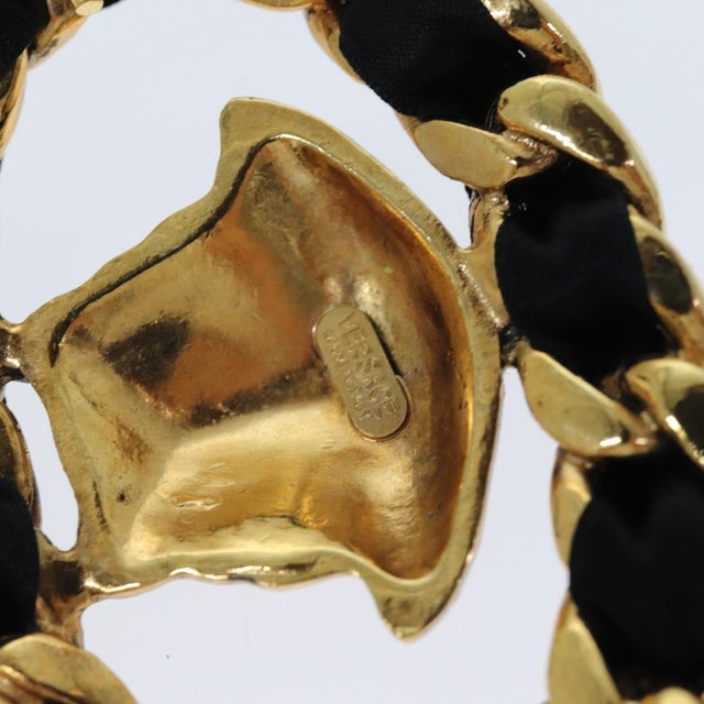 Gianni Versace Chain Belt Metal 35"" Gold Auth Am6254 | Chairish