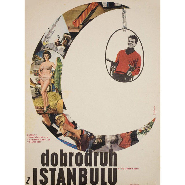 That Man in Istanbul 1967 Czech A3 Film Poster | Chairish