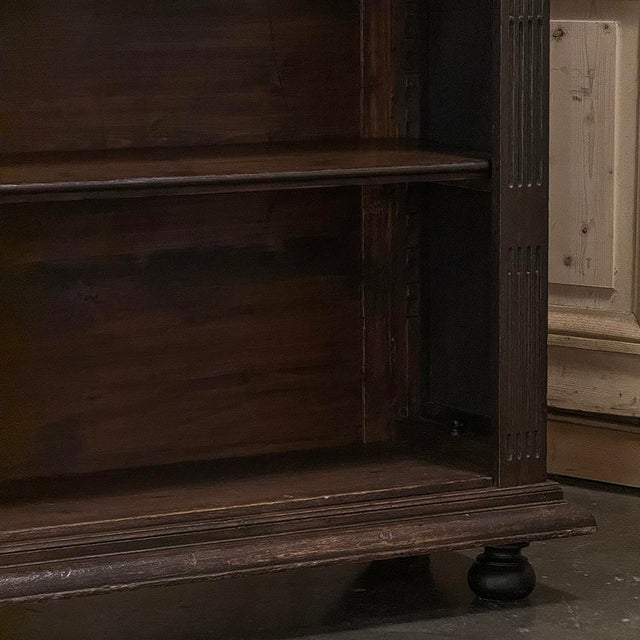 19th Century French Neoclassical ~ Renaissance Open Bookcase | Chairish