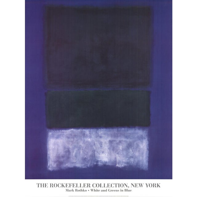 1998 Mark Rothko 'White and Greens in Blue' Abstract Expressionism ...