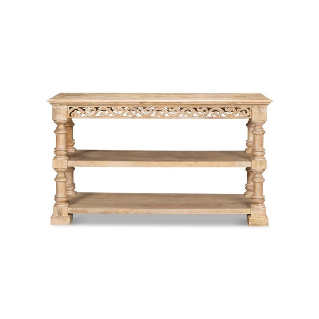 Italian Renaissance Three-Tier Console Table | Chairish
