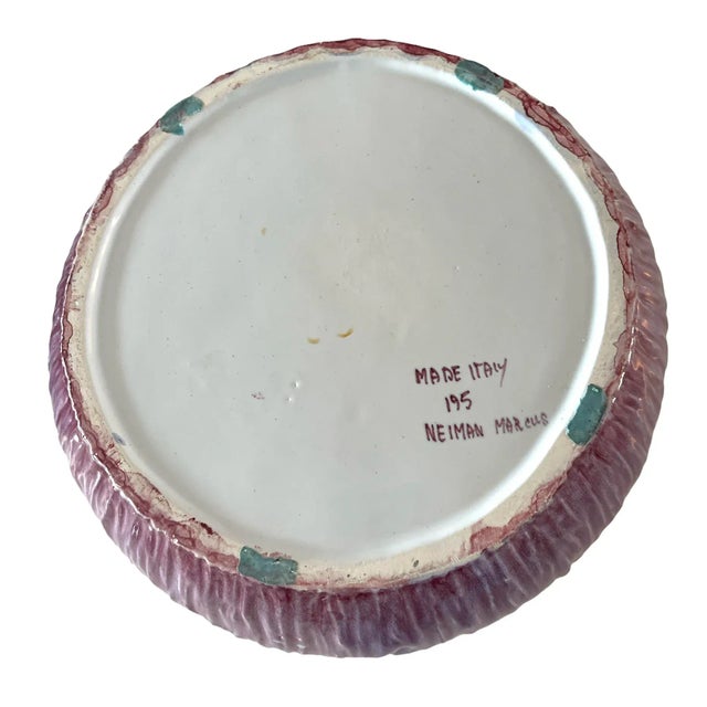 Vintage Italian Neiman Marcus Ceramic Serving Pieces | Chairish