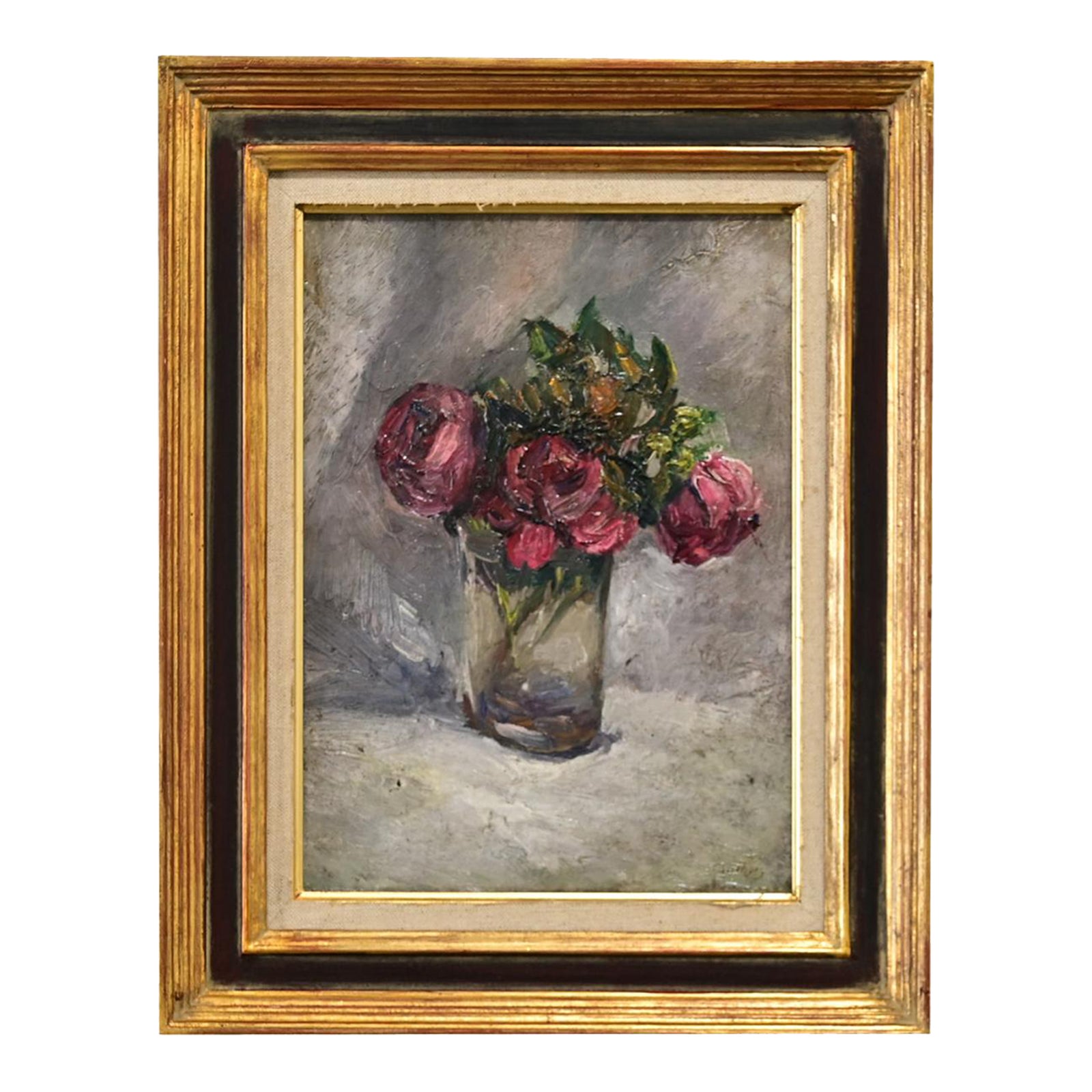 French Vintage Framed Still Life | Chairish