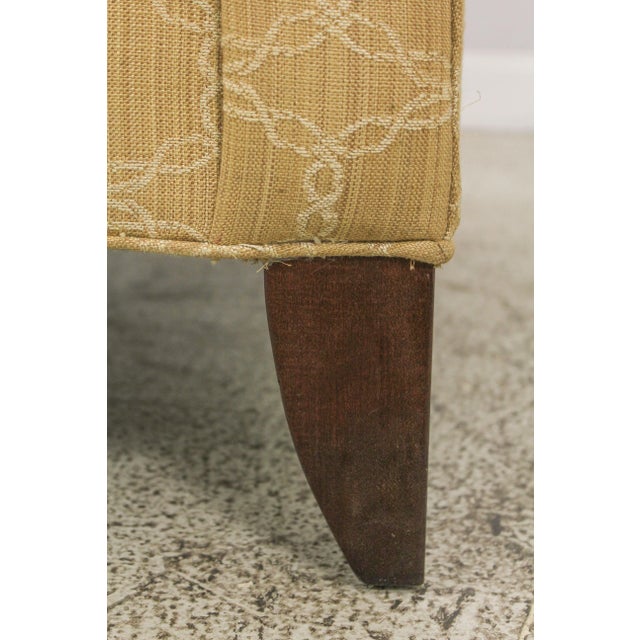 Pair Modern Gold Upholstered Living Room Club Chairs | Chairish