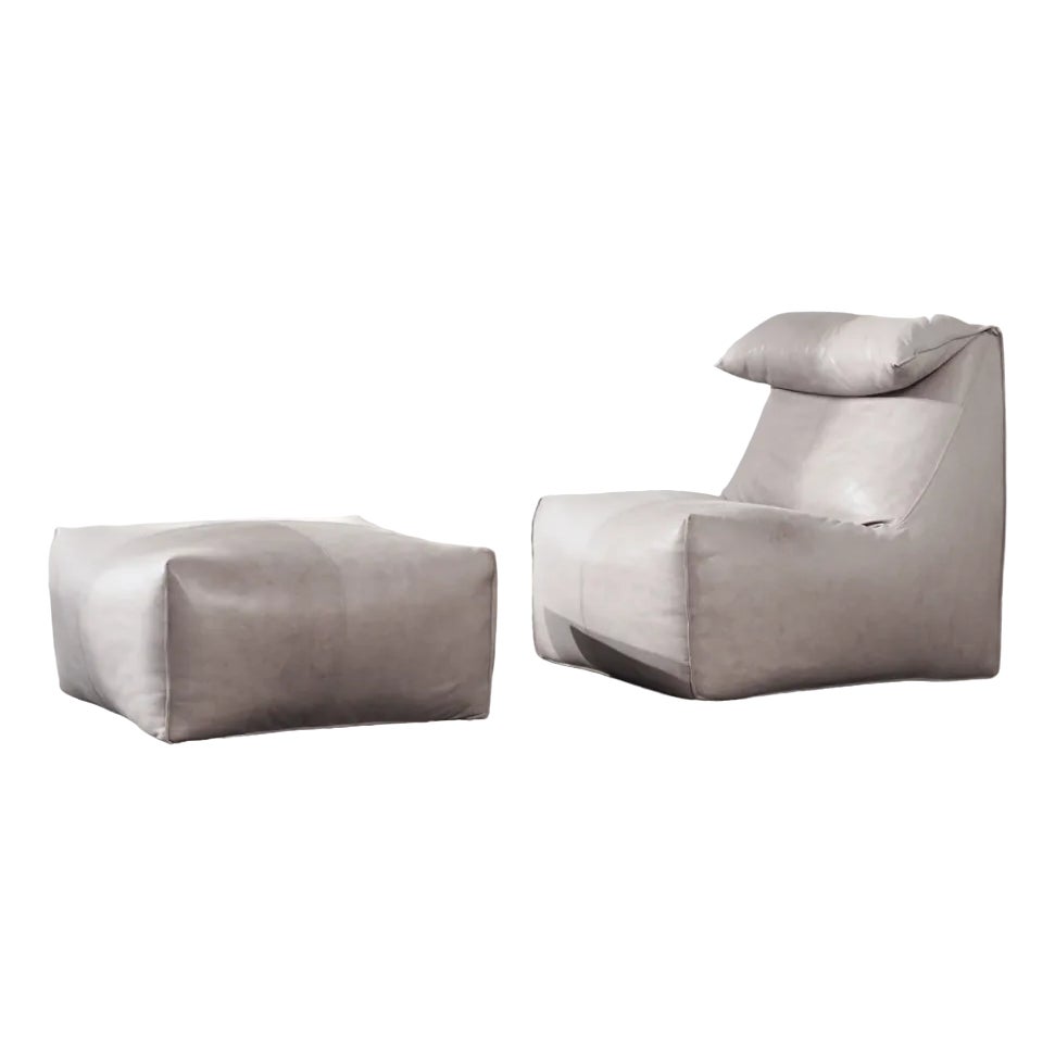 Bambole Lounge Chair by Mario Bellini for B&B Italia | Chairish