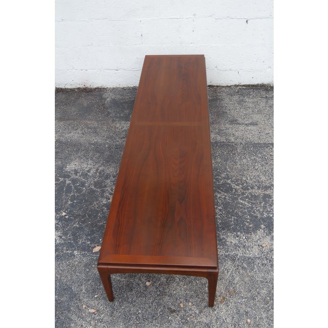 Lane Mid Century Modern Extra Long Coffee Table | Chairish
