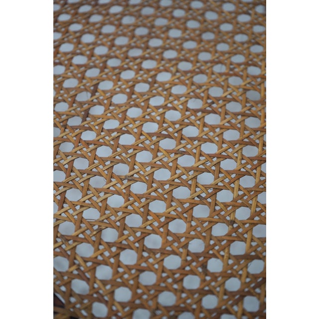 Antique Adam Paint Decorated Cane Seat Armchair | Chairish