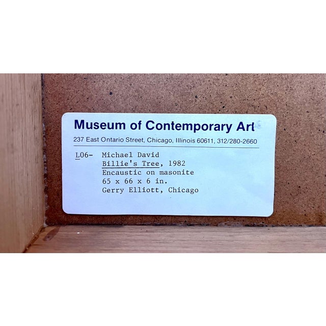 Michael David, Large Michael David Abstract Expressionist Encaustic ...